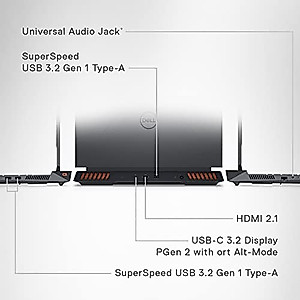 Dell G15 5530 Gaming Laptop - 15.6-inch FHD (1920x1080) 165Hz Display, Core i7-13650HX, 16GB DDR5 RAM, 512GB SSD, NVIDIA GeForce RTX 4050, Intel Wi-Fi 6, Windows 11 Home - Dark Shadow Gray,Black