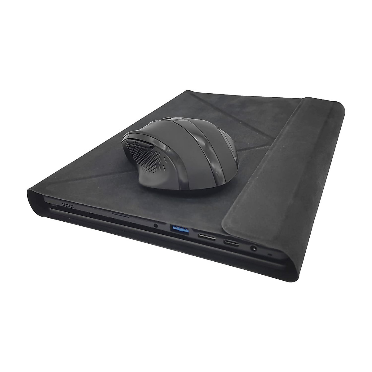 Hyundai HYtab Pro 10.1 Inch 2 in 1 Tablet Windows - FHD 1920 x 1200, Windows 10 Pro, 4GB RAM, 64GB Storage, Tablet with Keyboard Folio Case and Bluetooth Mouse, Black