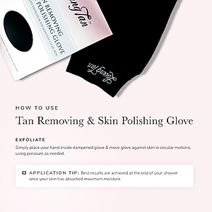 Loving Tan Reusable Self Tanner Removing & Skin Polishing Glove, Exfoliating With Light & Heavy Options, Washable & Durable Design, Suited for All Skin Types - 1 ct.