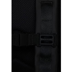 RAINS Trail Rolltop Backpack - Black