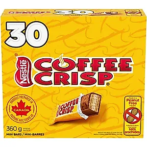 Nestle Coffin Crisp Coffee Crisp 30x12g Snack Size Bars - Imported From Canada