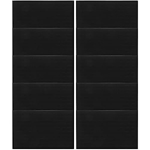 STOBAZA Ring Holder 10pcs Ring Insert Display Trays Sponge Rings Earring Display Holders 100 Slot Foam Holder Organizer Ring Box Sponge Pads Jewelry Storage Box Black Jewelry Tray