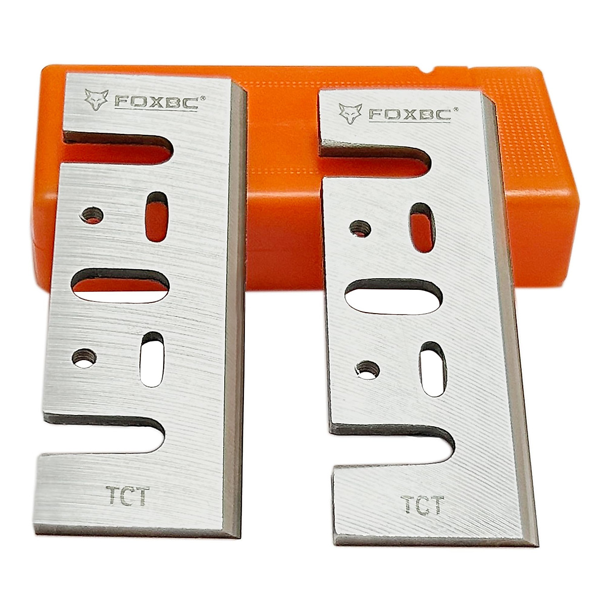 FOXBC 3-1/4 Inch Tungsten‑Carbide Planer Blades Replacement for Makita, DeWalt, Bosch, Ryobi and Most Hand-Held Planer - 2 Sets