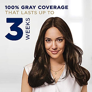 Clairol Root Touch-Up by Nice'n Easy Permanent Hair Dye, 4 Dark Brown Hair Color, (Pack of 2)