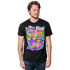 Disney Alice in Wonderland Mostly Mad Tea Party T-Shirt (X-Large, Black)
