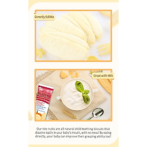 Hot-Kid Baby Mum-Mum Rice Rusks, 2 Flavor Variety Pack, 24 Pieces (Pack of 4) 2 Each: Sweet Potato & Carrot, Blueberry & Goji Gluten Free, Allergen Free, Non-GMO, Rice Teether