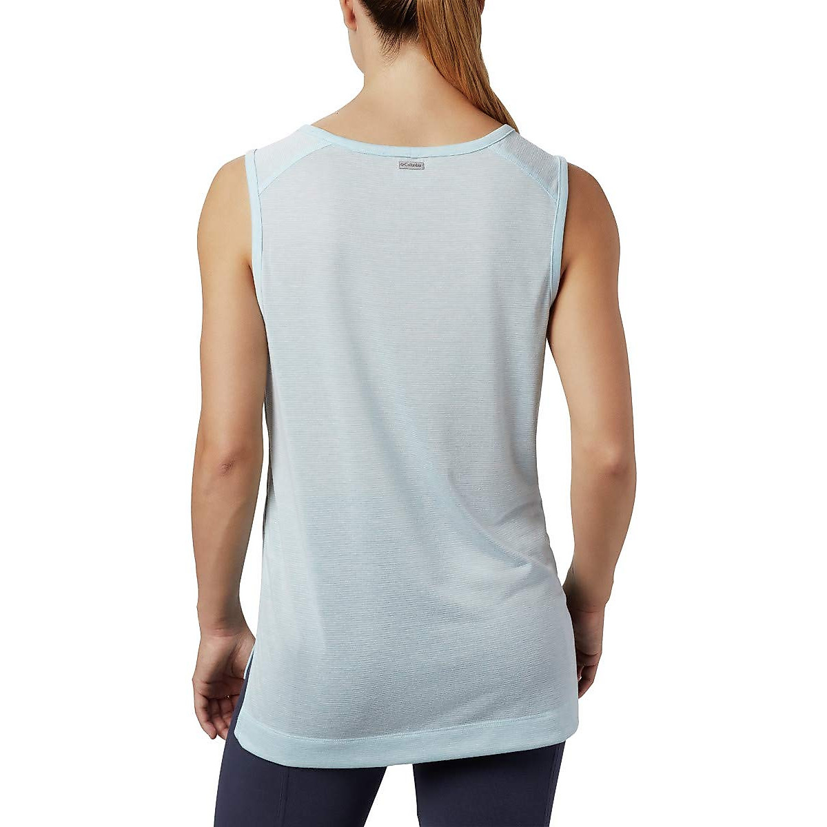 Columbia Women's Kickin It Tank Shirt, Spring Blue, X-Small
