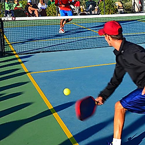 HELOIA Pickleball Court Marking kit Anti Slip Tape for Asphalt or Concrete, for Tennis, Badminton, Gym Floor, Basketball or Pickleball Tape, 1.6 in x 65 ft - 4 PCS