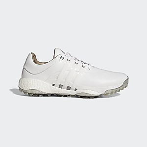 adidas Men's Tour360 22 Golf Shoes, Footwear White/Footwear White/Silver Metallic, 10.5