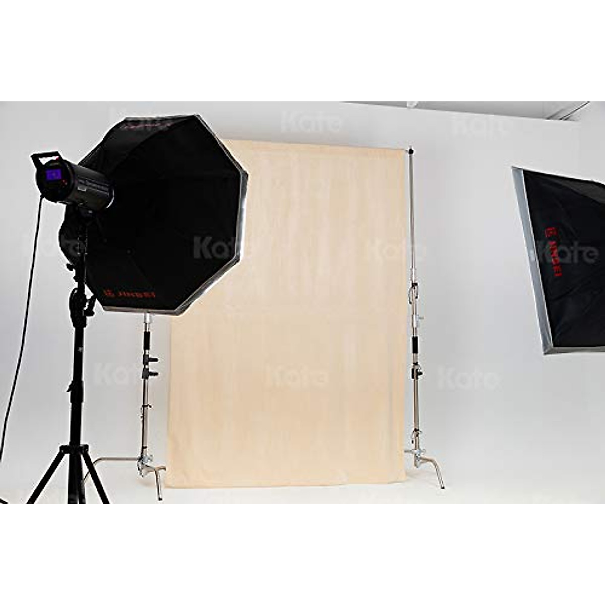 Kate 6ft×9ft Solid Beige Backdrop Portrait Photography Background for Photography Studio Children and Headshots Beige Backdrop Background for Photography Photo Booth