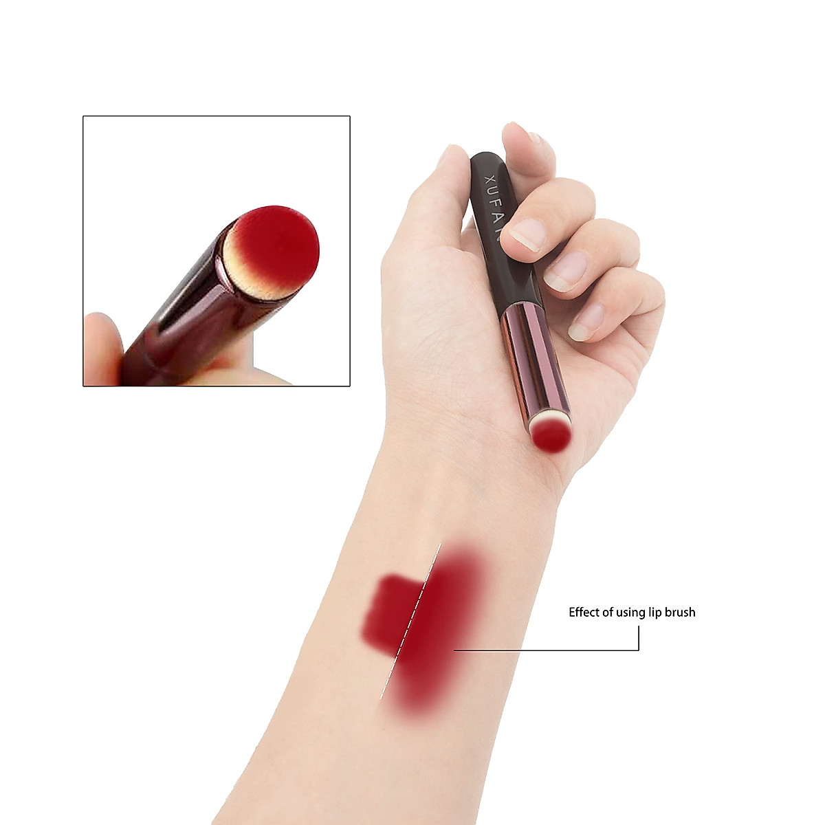 Lip Brush, Lip Smudge Brush, Eye Shadow Brush, Shadow Brush, Makeup Brush, Professional Lip Makeup Brush