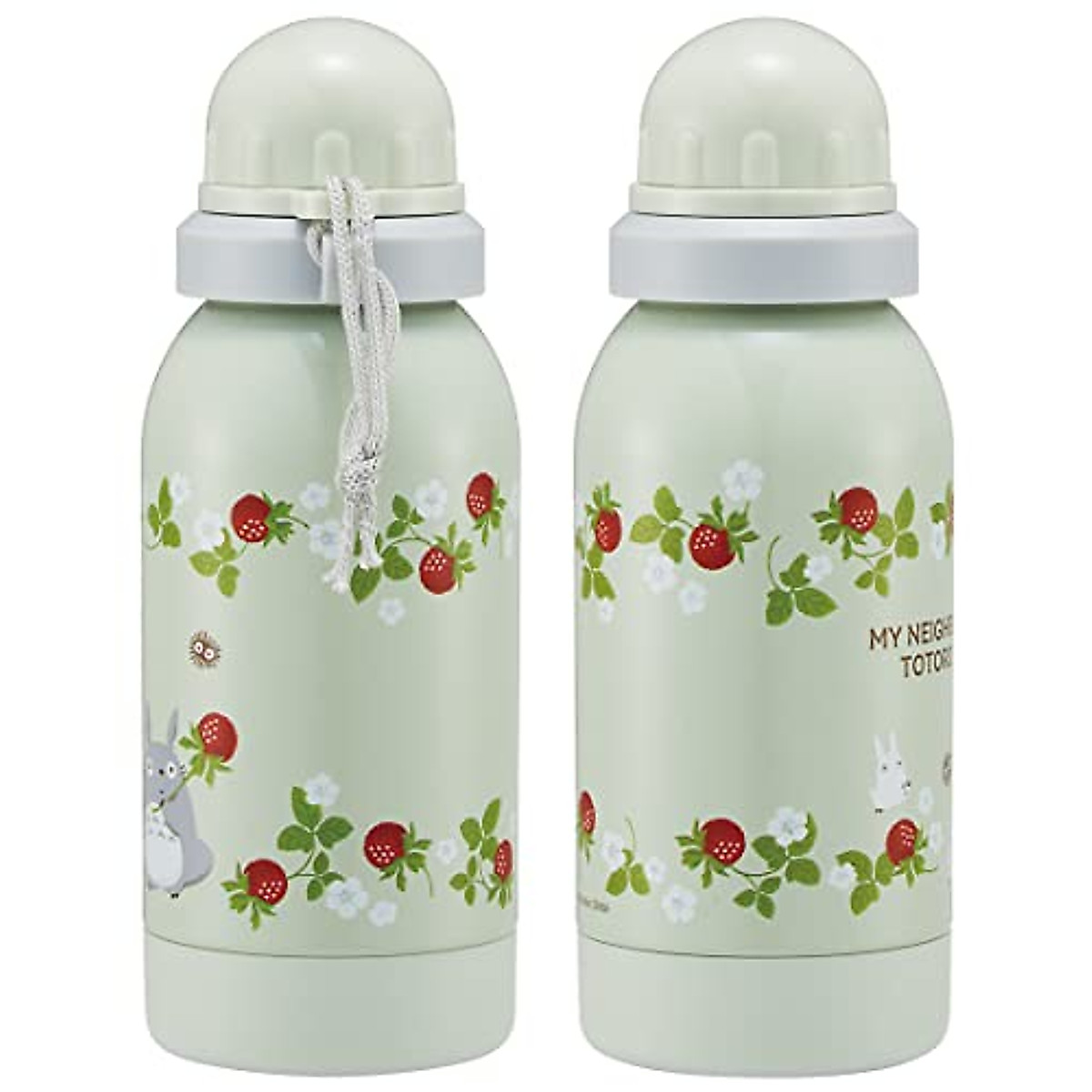 Skater SSSC6-A Single Layer Stainless Steel Bottle, 20.9 fl oz (580 ml), Room Temperature, Health, For Drinks, My Neighbor Totoro, Strawberry, Studio Ghibli