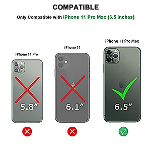 TENDLIN Compatible with iPhone 11 Pro Max Case Wood Grain with Carbon Fiber Texture Design Leather Hybrid Case