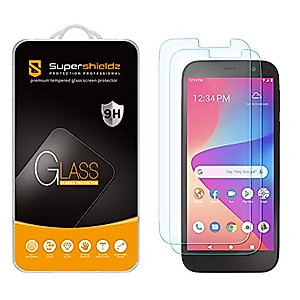 (2 Pack) Supershieldz Designed for BLU View 2 (B130DL) Tempered Glass Screen Protector, Anti Scratch, Bubble Free