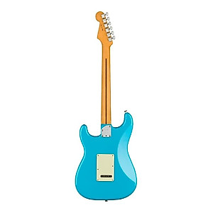 Fender 6 String Solid-Body Electric Guitar, Right, Miami Blue (0113902719)
