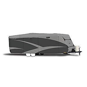 ADCO 52245 Designer Series SFS Aqua Shed Travel Trailer RV Cover - 28'7 Inch - 31'6 Inch, Gray