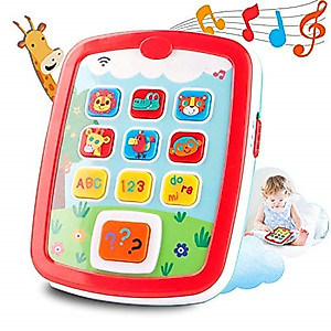 HISTOYE Baby Tablets Toys for 1 Year Old Boys Girls Gifts Toddler Toys Age 1-2 Educational Musical Toys Baby Toys 12-18 Month Toys for 1 2 3 Year Old ABC 123 Sounds Learning Toys