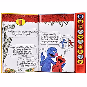 Sesame Street with Elmo and Grover - Another Monster at the End of This Sound Book - Read Along Book Voiced by Elmo and Grover - PI Kids