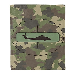 Aircraft Baby Blanket for Boys, Camouflage Army Green Blanket for Toddler Boys, Aircraft Fleece Throw Blanket for Kids Boys, Cool Aircraft Fuzzy Blanket for Sofa Bed Couch Baby (32" x 48")