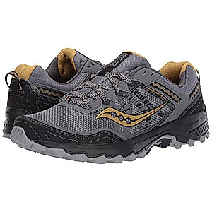 Saucony Men's Grid Excursion TR12 Trail Running Shoe, Silver | Gold, 10 W US