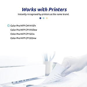 INK E-SALE Remanufactured Toner Cartridge Replacement for HP 128A CE320A Toner Canon 116 Toner Black Ink for HP Pro Color MFP CP1525n CP1525nw CM1415fn CM1415fnw MF8080Cw MF8050Cn Printer 1-Pack Black