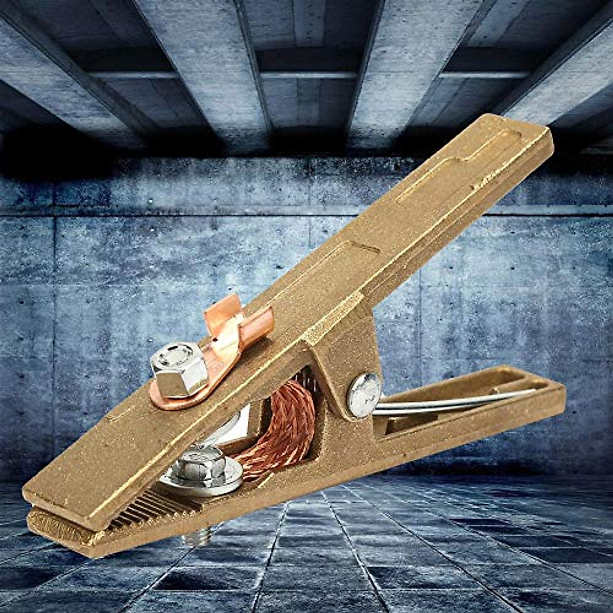 300A Brass A-shape Ground Welding Earth Clamp Welder Earth Ground Cable Copper Grip Clip Clamp for Welding Machine