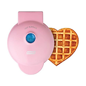 Heart Mini Waffle Maker Pink