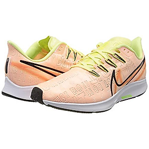 NIKE Women's Running Shoes, Multicoloured Crimson Tint Black Luminous Green 800, 10.5 AU