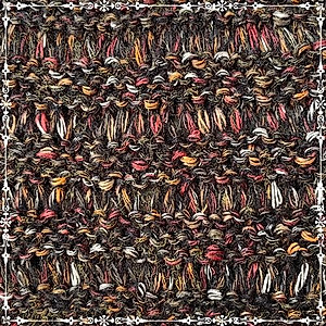 Cotton Alpaca Tweed, 3 DK, Light Worsted Yarn Pack of 4 (588yds/200g), Super Soft Fluffy Blend for Knitting and Crocheting Hats, Shawls, Garments, Blankets (Black Charcoal)