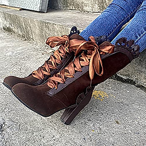 YfiDSJFGJ black leather shorts boots 2023 ankle stone pattern short ladies rhinestone high heel pointe toe comfortable garden boot cowgirl boots knee high