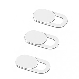 Privacy Camera Cover Security Blocker Webcam Closure for Galaxy A03s - White Compatible with Samsung Galaxy A03s