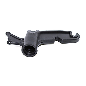 JSP Manufacturing Multi-Purpose Plastic Utility Hook Screw On Pole Attachment (Pole NOT Included) - Hang Christmas Lights, Bird feeders, Sting Lights, Ropes, Boat Lines (2, Black)