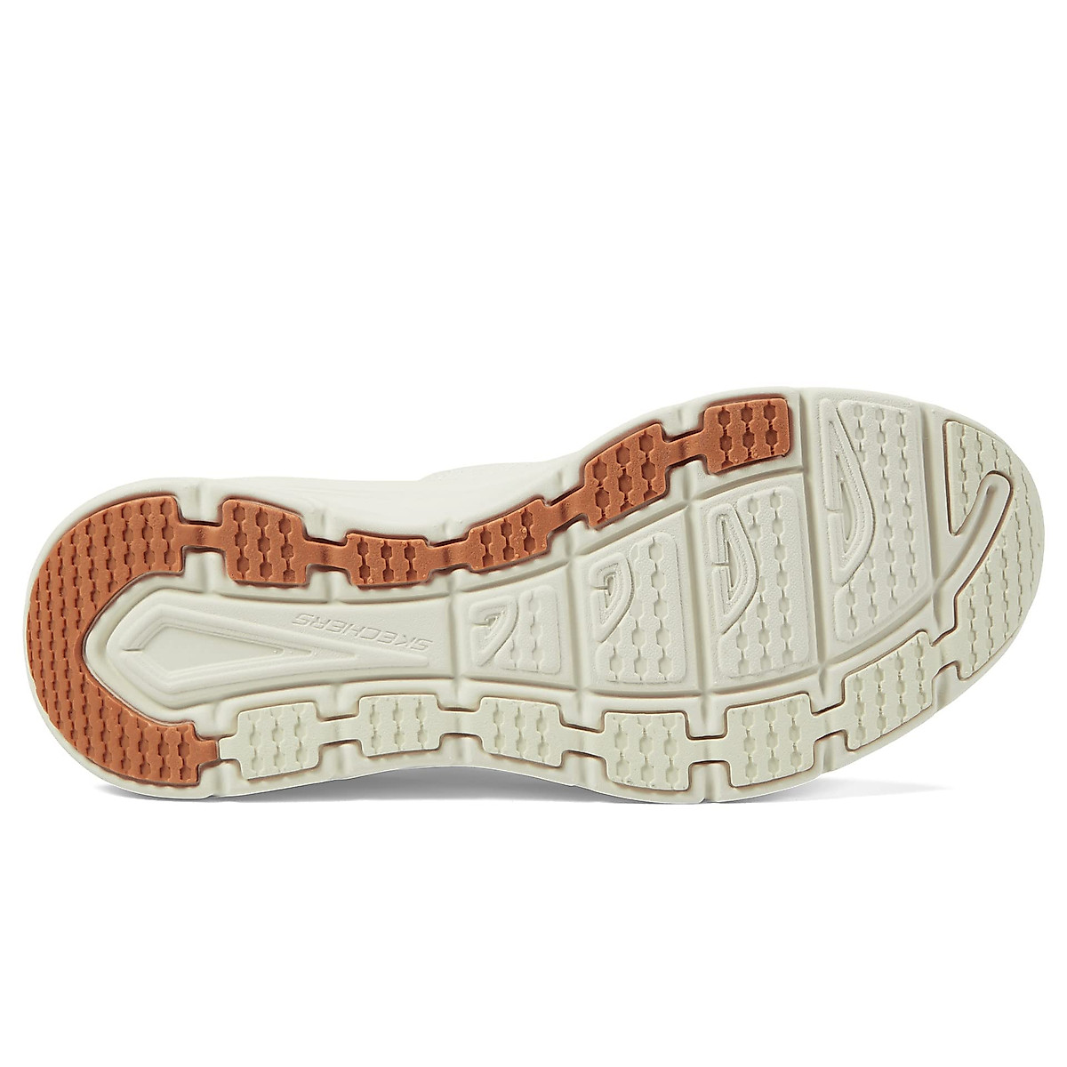 SKECHERS Women's Martha Stewart D'LUX Walker-Eclipse Sneaker, Off White, 7