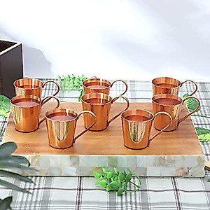 BUDDHA4ALL CHASING PASSION Copper 1/2 Gill Royal Navy Rum Mug Tot Measure (4)