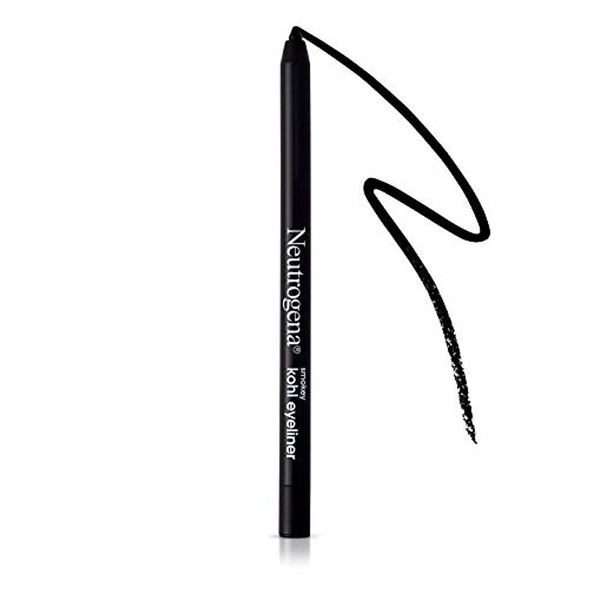 Neutrogena Smokey Kohl Eyeliner with Antioxidant Vitamin E, Water-Resistant & Smooth-Gliding Eyeliner Makeup, Jet Black, 0.014 oz