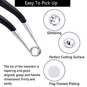 8 Sheets 4100 PCS White Pearl Rhinestone Stickers,3D Self Adhesive Face Gems Stick on Hair Eyes Face Body Makeup Flat Pearl Eyeshadow Sticker Tattoo Gem Women Nail Art Decoration DIY Craft Rhinestones