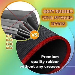 Rubber Jigsaw Puzzle Mat Roll Up Saver Pad Storage Up to 1500 Pieces 46" x 26" Portable Non-Slip Smooth Polyester Top Rubber Bottom Foam Rolling Tube with Storage Bag, 3 Hook & Loop Fastener Straps