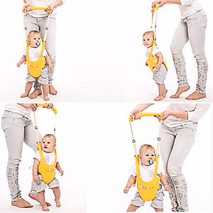 OLizee® Breathable Handheld Baby Child Harnesses Learning Assistant Toddler Walking Helper Kid Safe Walking Protective Belt(Blue)