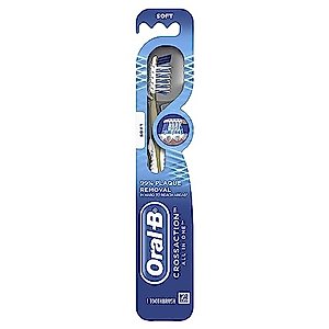 Oral-B CrossAction All In One Manual Toothbrush, Soft, 1 count