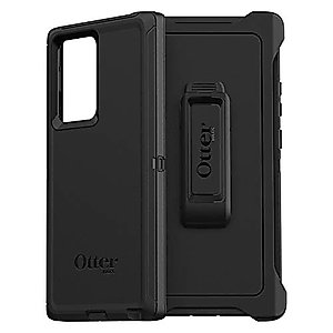 OtterBox Defender Case for Galaxy Note 20 Ultra 5G, Shockproof, Drop Proof, Ultra-Rugged, Protective Case, 4X Tested to Military Standard, Black, No Retail Packaging