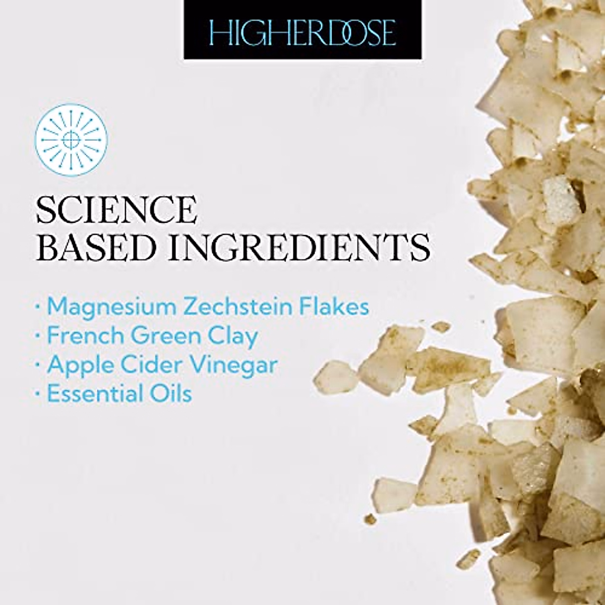 HigherDOSE Serotonin Bath Salt Soak: 32 oz Bath Soak with Magnesium Based Formula, Essential Oils, and Apple Cider Vinegar, Support Your Serotonin Levels and Nourish Your Nervous System