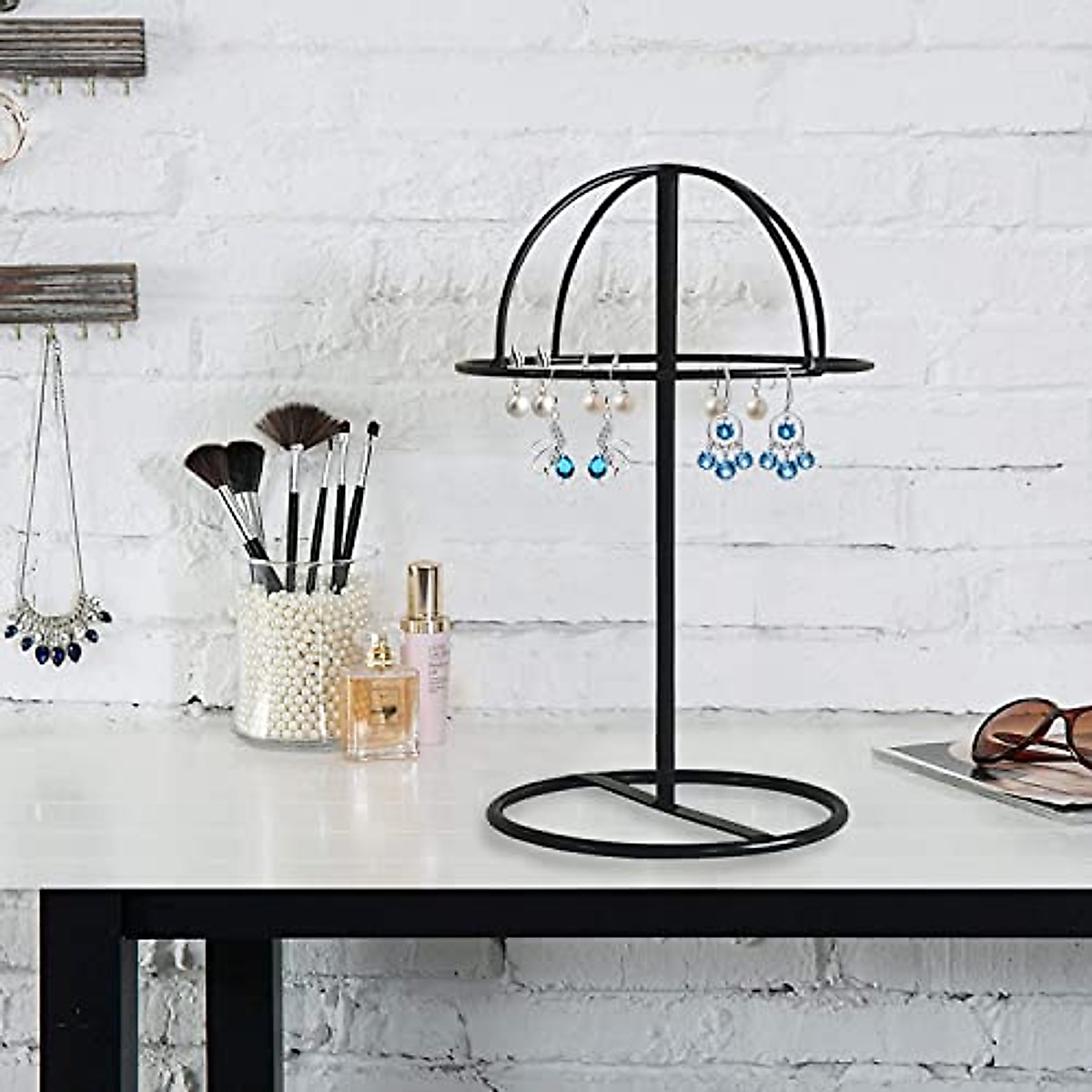 SZCXTOP Metal Wig Stand Holder,Hat Racks,Hat Display Stand,12 inch Stable Sturdy Wig Head Holder, Freestanding Durable Hat Holder Storage Stand,Holders Mannequin Head