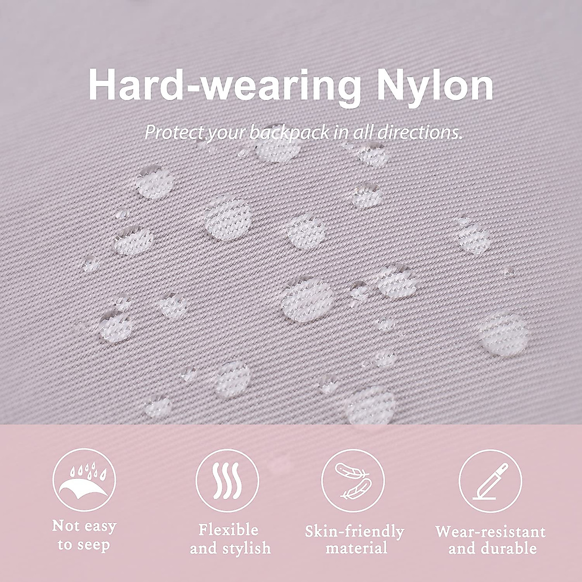 WindTook Backpack for Women Teens Girls School College Book Bag Travel Work Daypack Laptop Computer Bag with USB Charging Port Suits 15 Inch Notebook,mauve