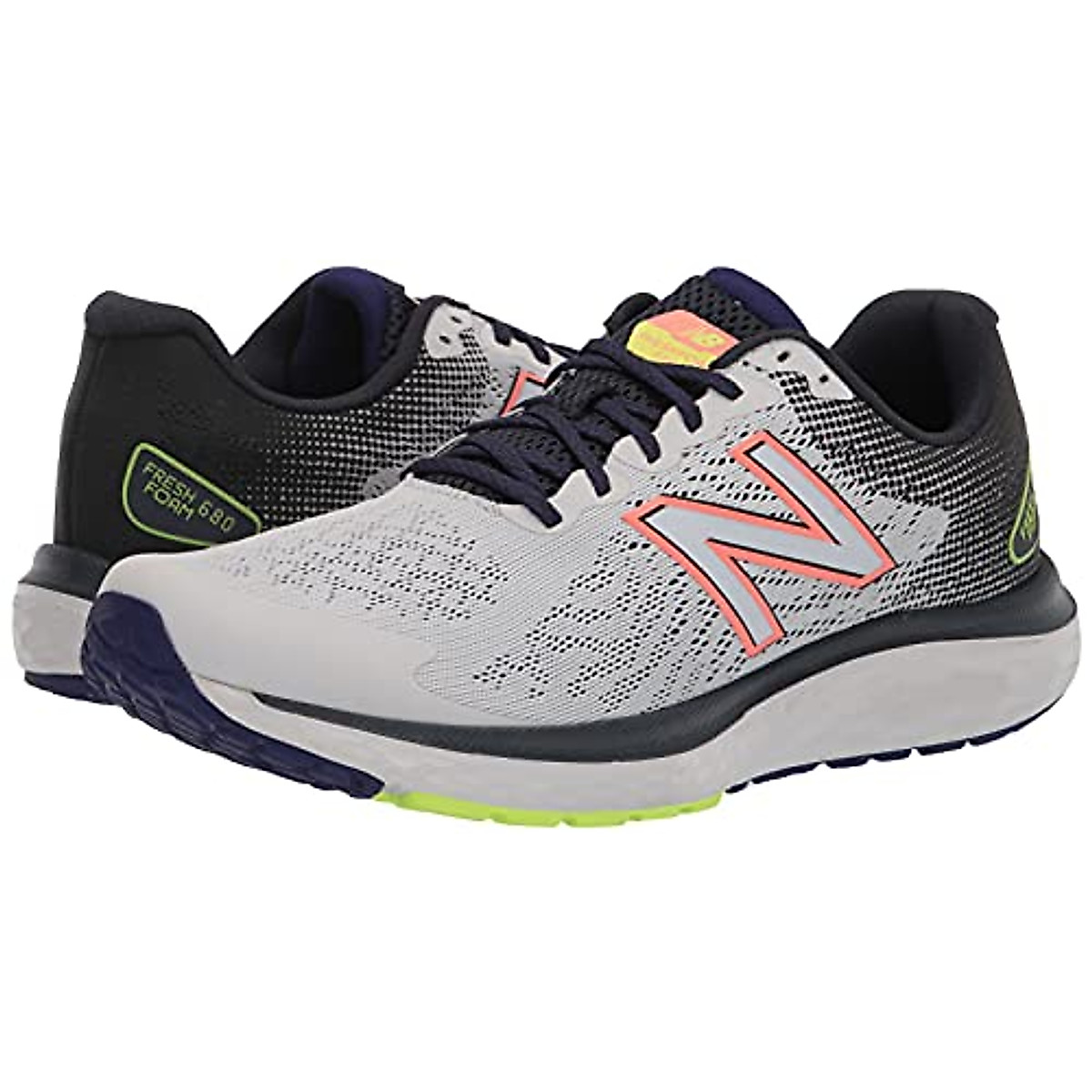 New Balance Women's Fresh Foam 680 V7 Running Shoe, Arctic Fox/Outer Space/Paradise Pink, 8