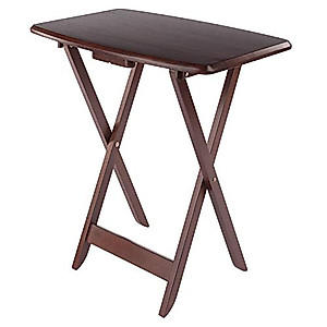 Winsome Oversize Snack Table Set, Walnut