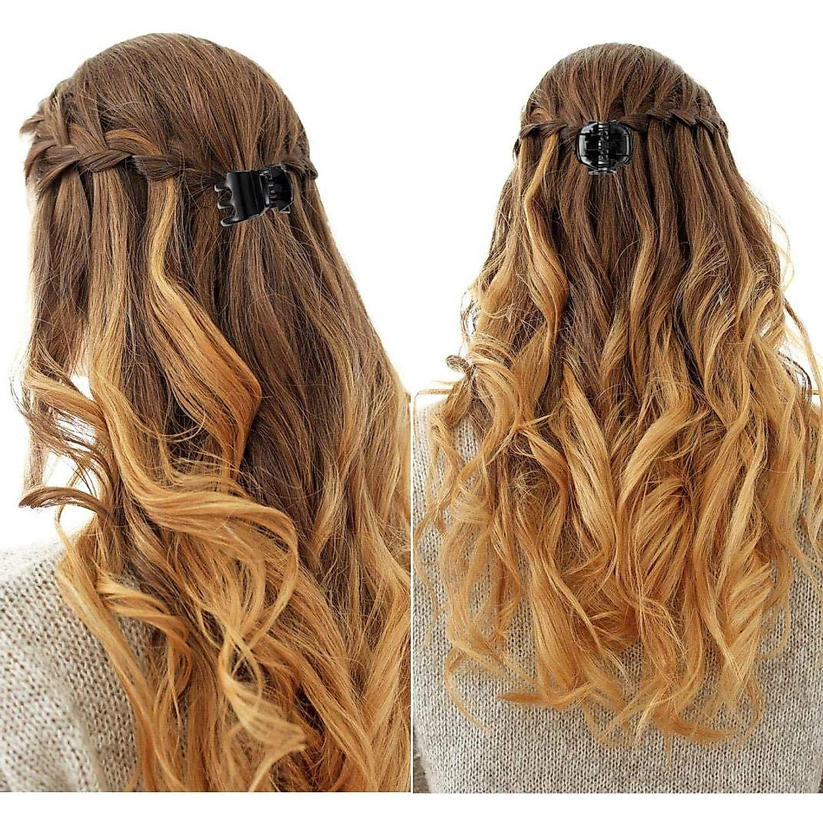 12 Pieces Hair Claw Clips Medium Size Hair Claws Hair Styling Accessories in 1.3 Inches for Women Girls