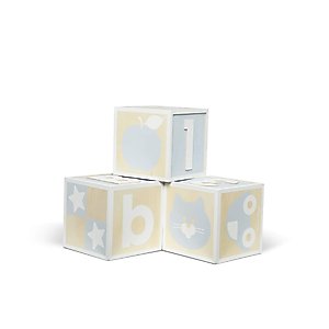 Melissa & Doug Jumbo ABC-123 Blocks - Natural