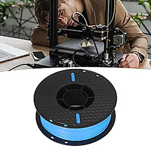 1.75mm PLA Print Filament, Smokeless Strong Toughness Low Shrinkage Consumables High Accuracy 1kg Spool 3D Printer Filament for Industrial Devices(Sky Blue)