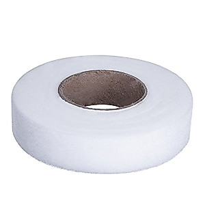 Outus 2 Rolls Fabric Fusing Tape Adhesive Hem Tape Iron on Tape Each 1/2 Inch(White, 27 Yards)