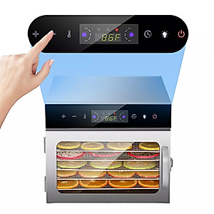 Food-Dehydrator-Machine Food-Dryer for Fruit-Mushroom-Meat-Jerky-Herb Stainless-Steel